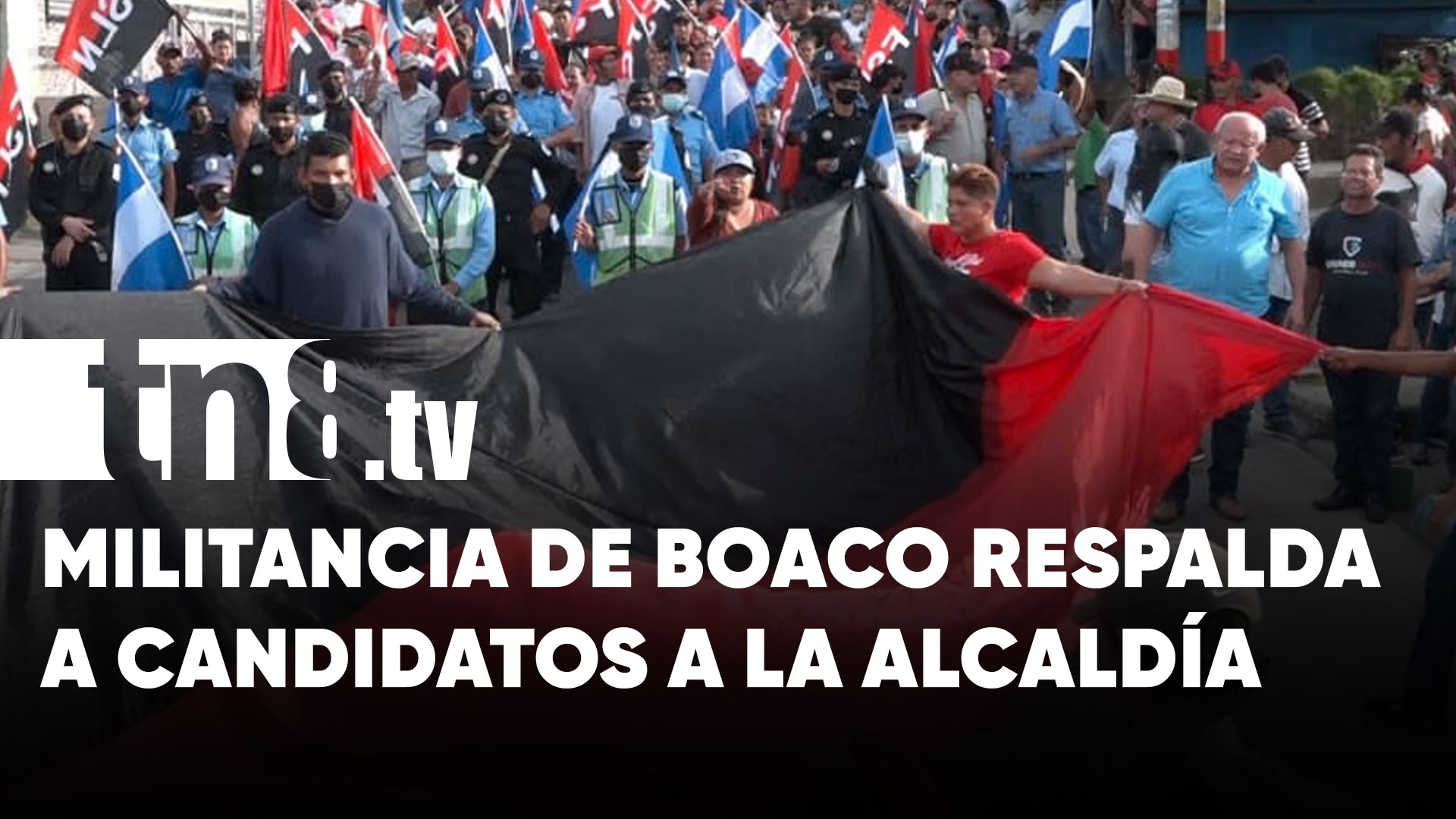 Boaco respalda totalmente a candidatos a la alcaldía con una caminata ...
