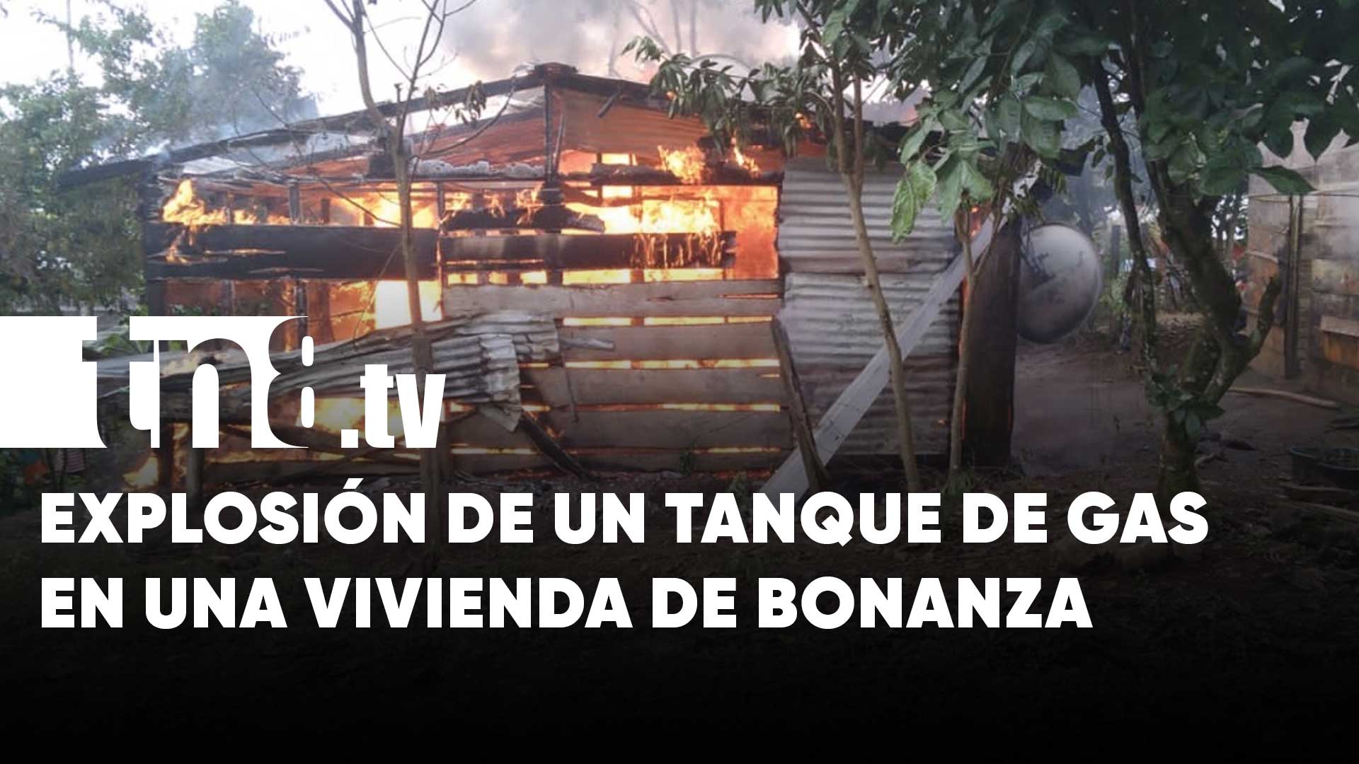 Vivienda reducida a cenizas en Bonanza por explosión de un tanque de ...