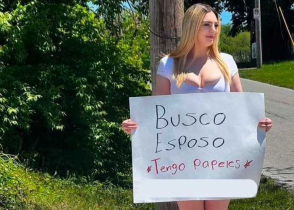 "Tu momento ha llegado" Gringa busca esposo y le ofrece papeles en ...