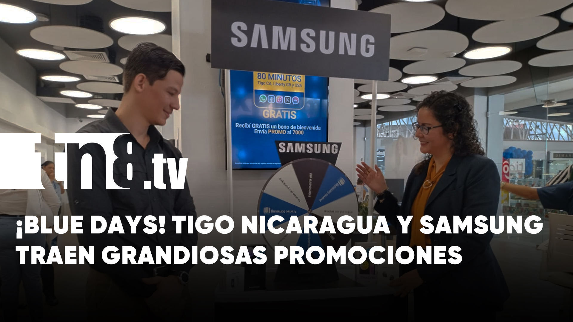 Tigo Nicaragua en alianza con Samsung inauguran feria "Blue Days" | TN8.ni