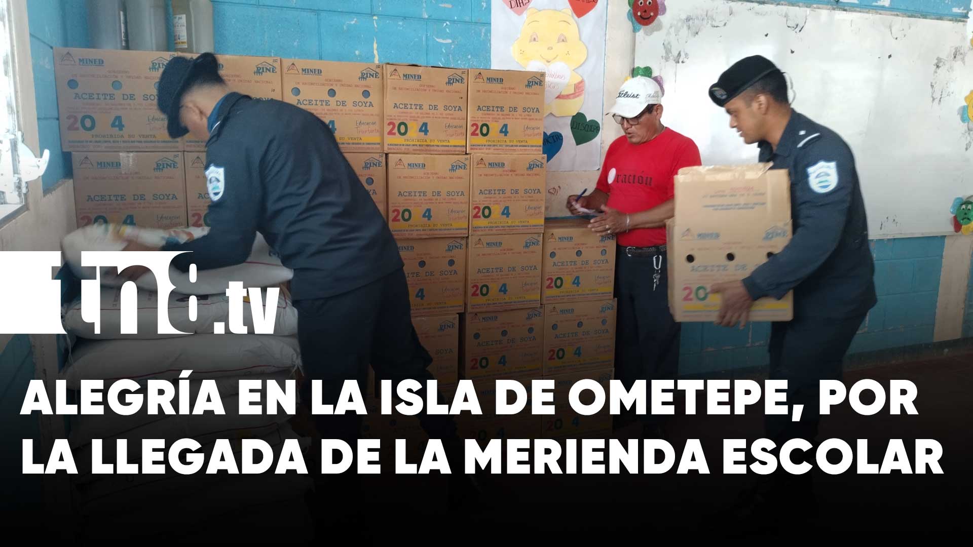 En Ometepe estudiantes reciben con alegría la última entrega de ...