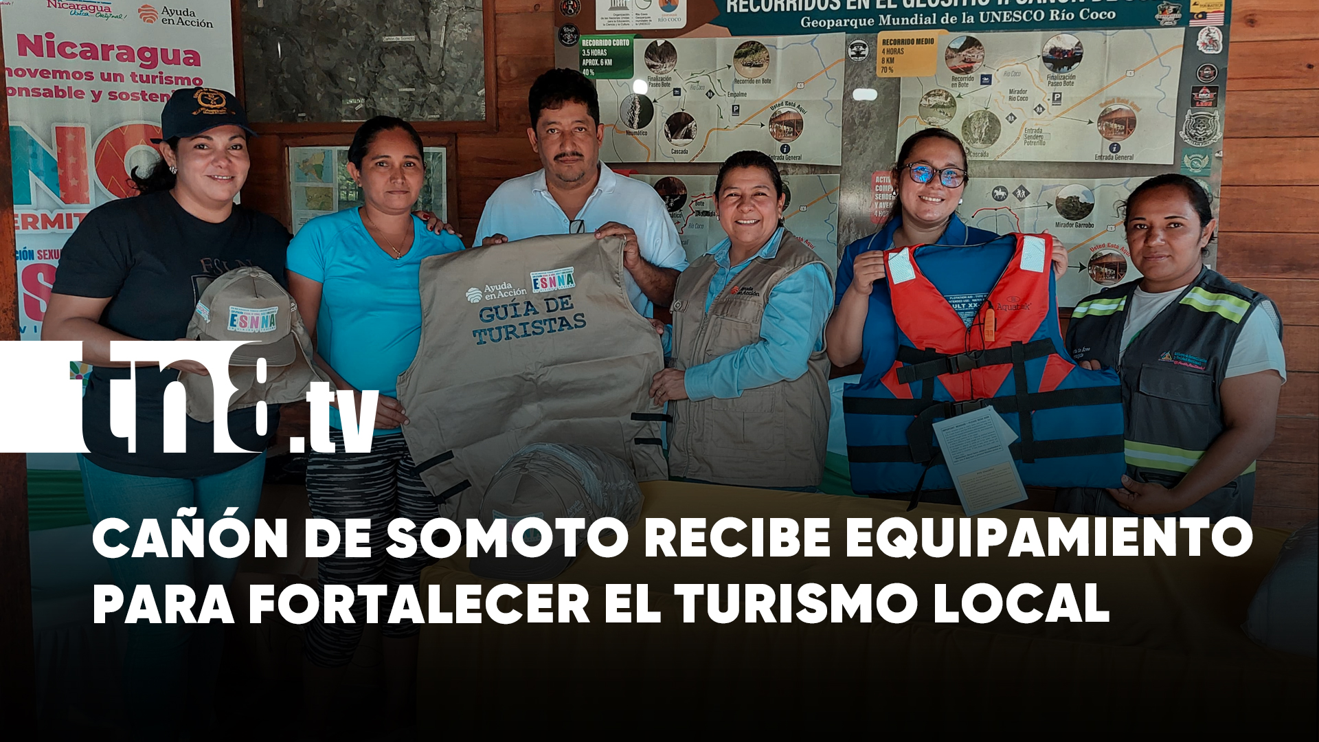 Cañón de Somoto recibe equipamiento para fortalecer el turismo local ...