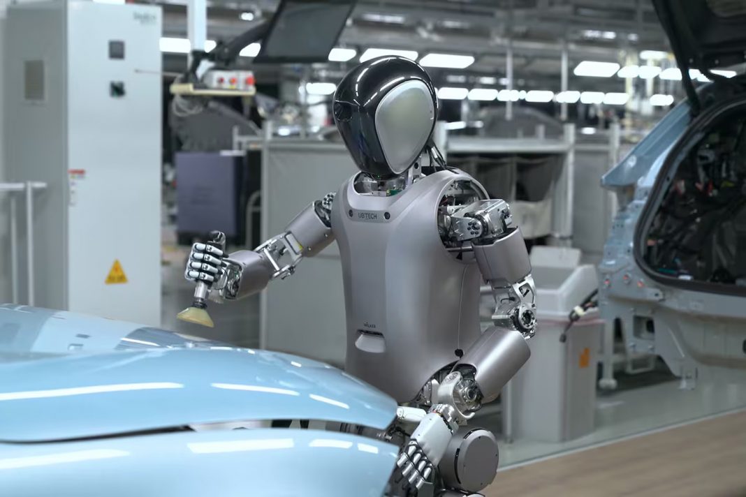 Empresa china presenta su innovador robot humanoide híbrido GoMate | TN8.ni