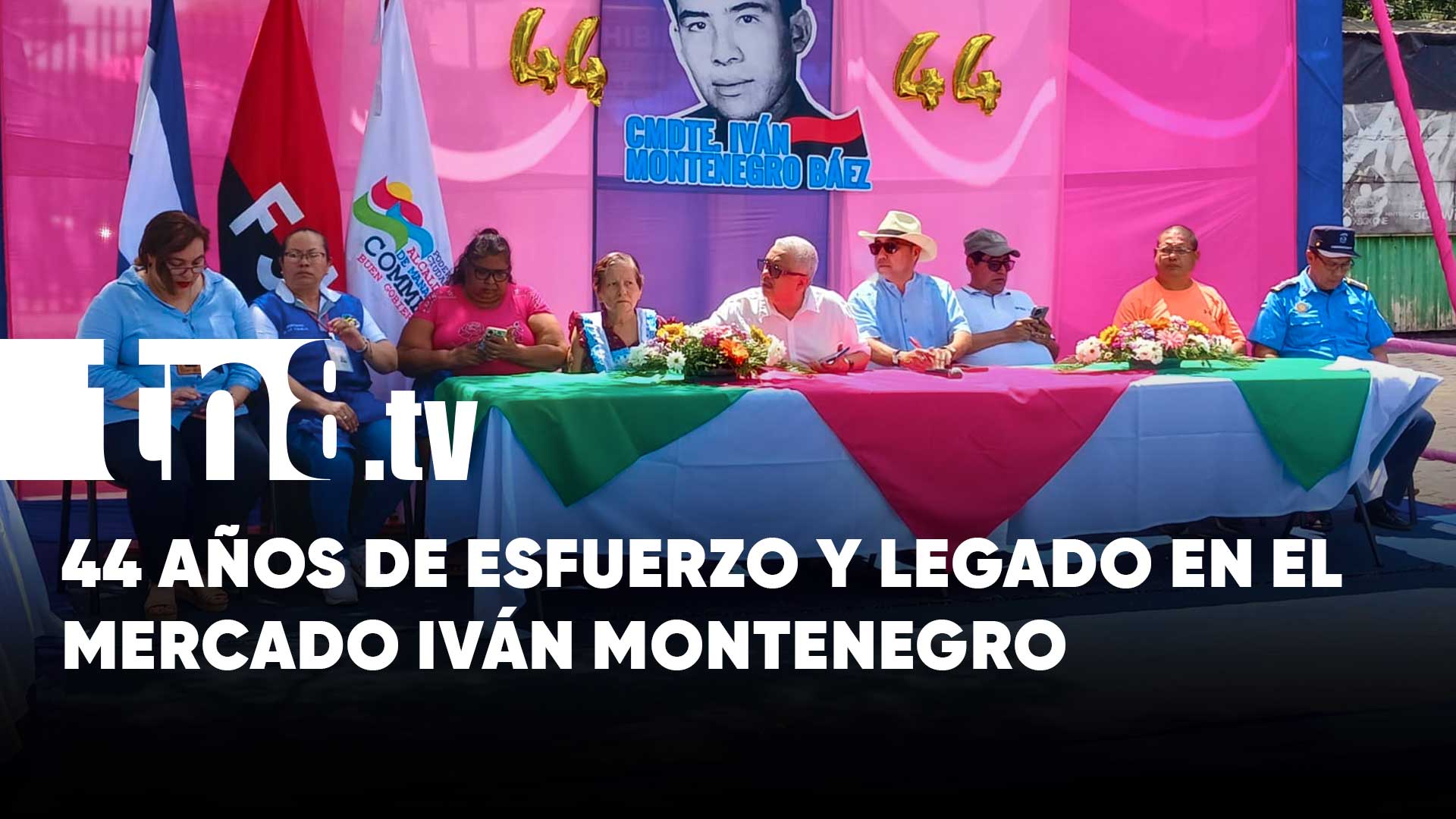 Comerciantes celebran 44 años de trabajo en el mercado Iván Montenegro ...