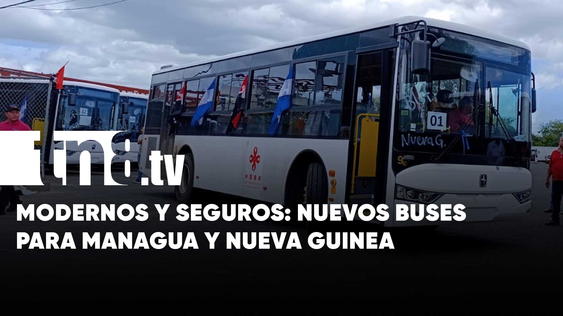 Modernizan el transporte con nuevos buses para Nueva Guinea y Managua ...