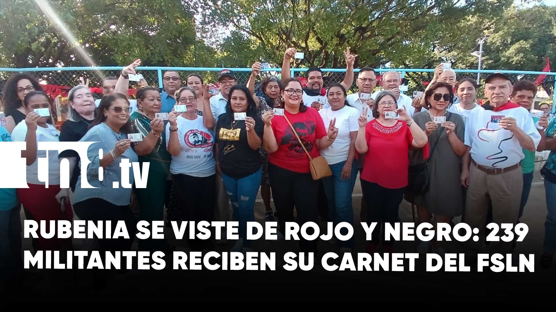 ¡Más que un carnet, un compromiso! Sandinistas de Rubenia reafirman su ...