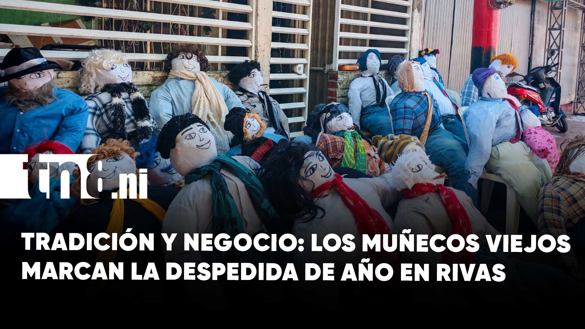¡Muñecos del año viejo se venden como pan caliente! Previo al fin de ...