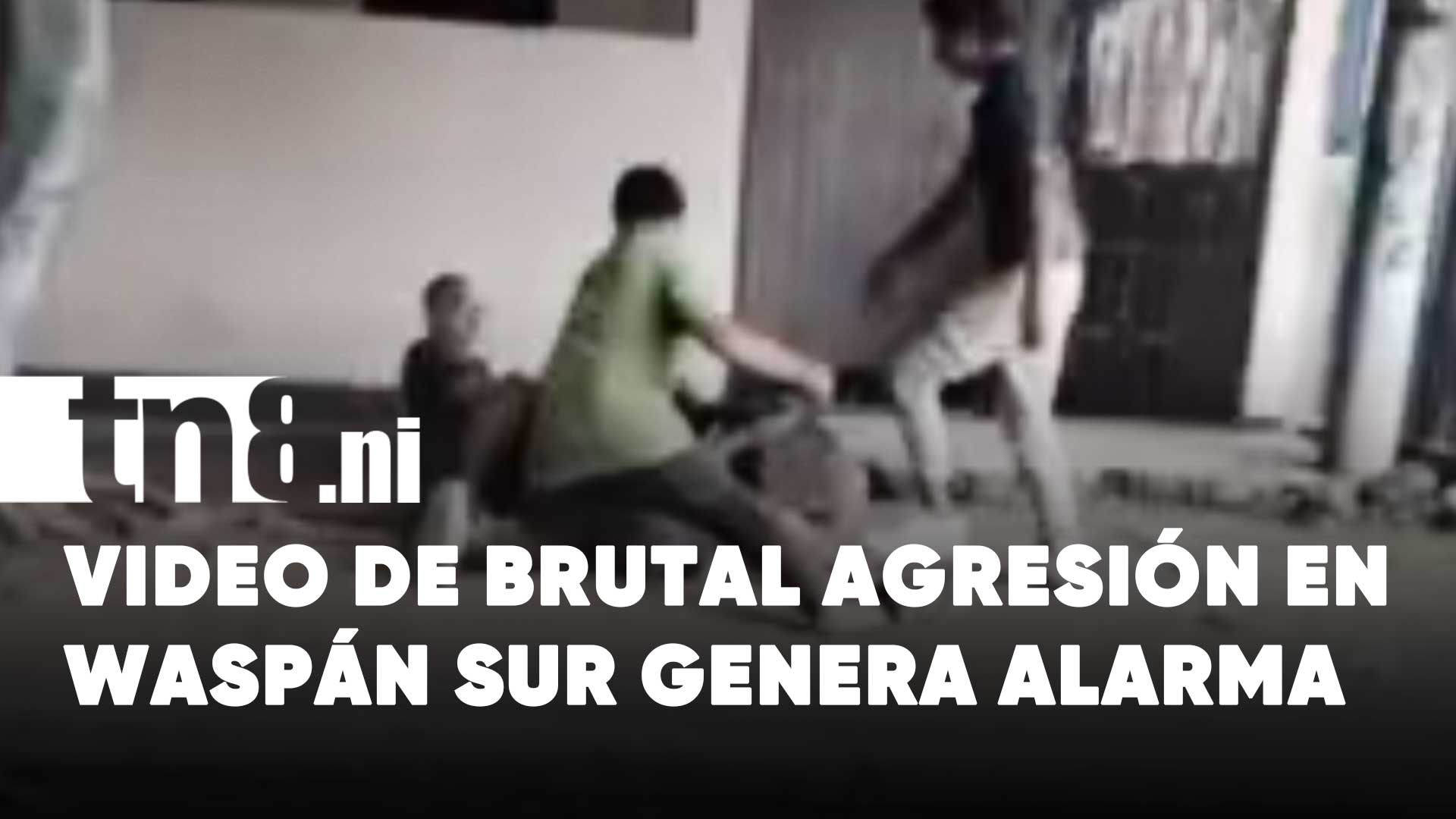 Brutal agresión en Waspán Sur genera alarma entre vecinos | TN8.ni