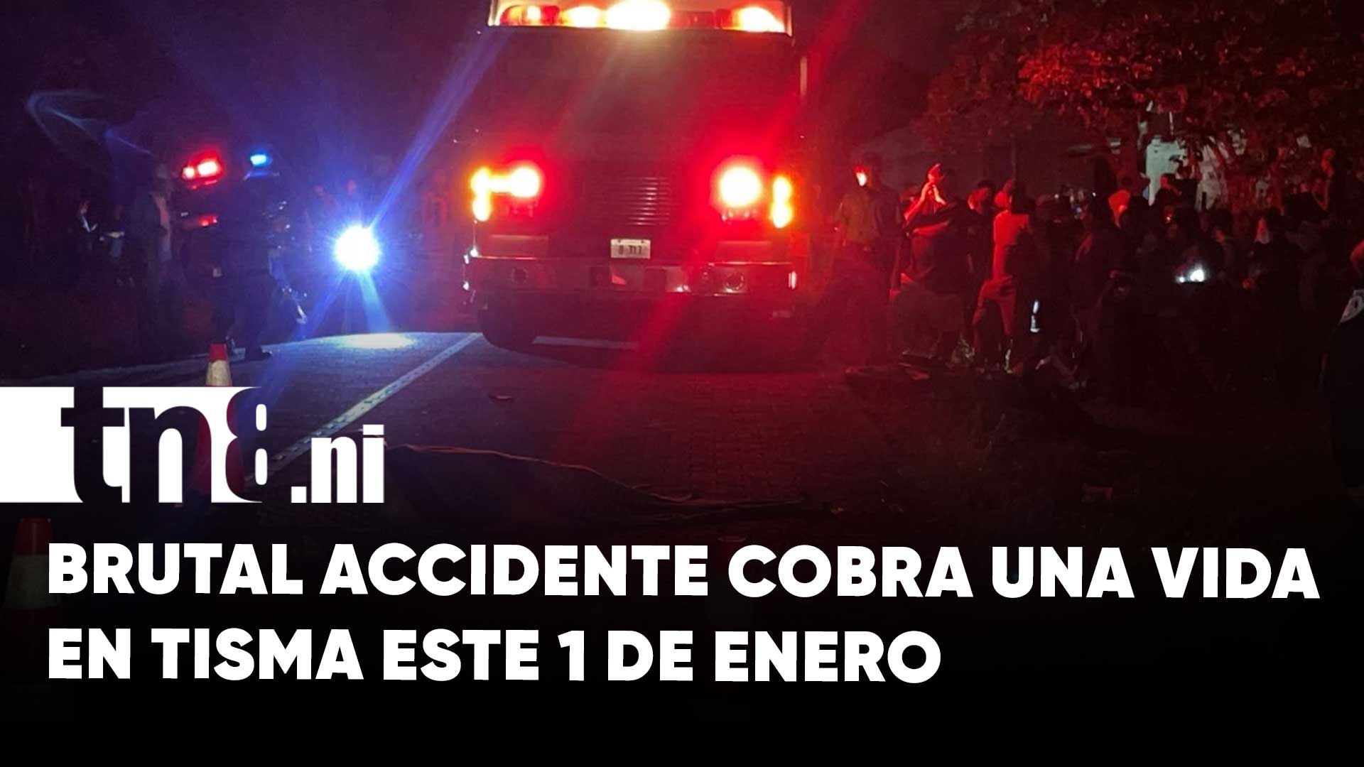 1 de enero se volvió sangriento con fatal accidente en Tisma | TN8.ni