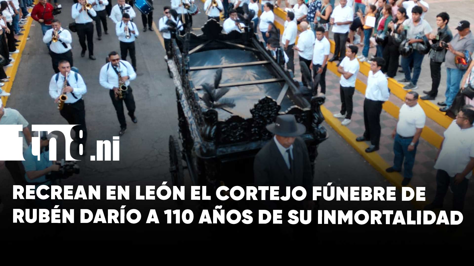 León conmemora a Rubén Darío con histórica recreación de su cortejo ...