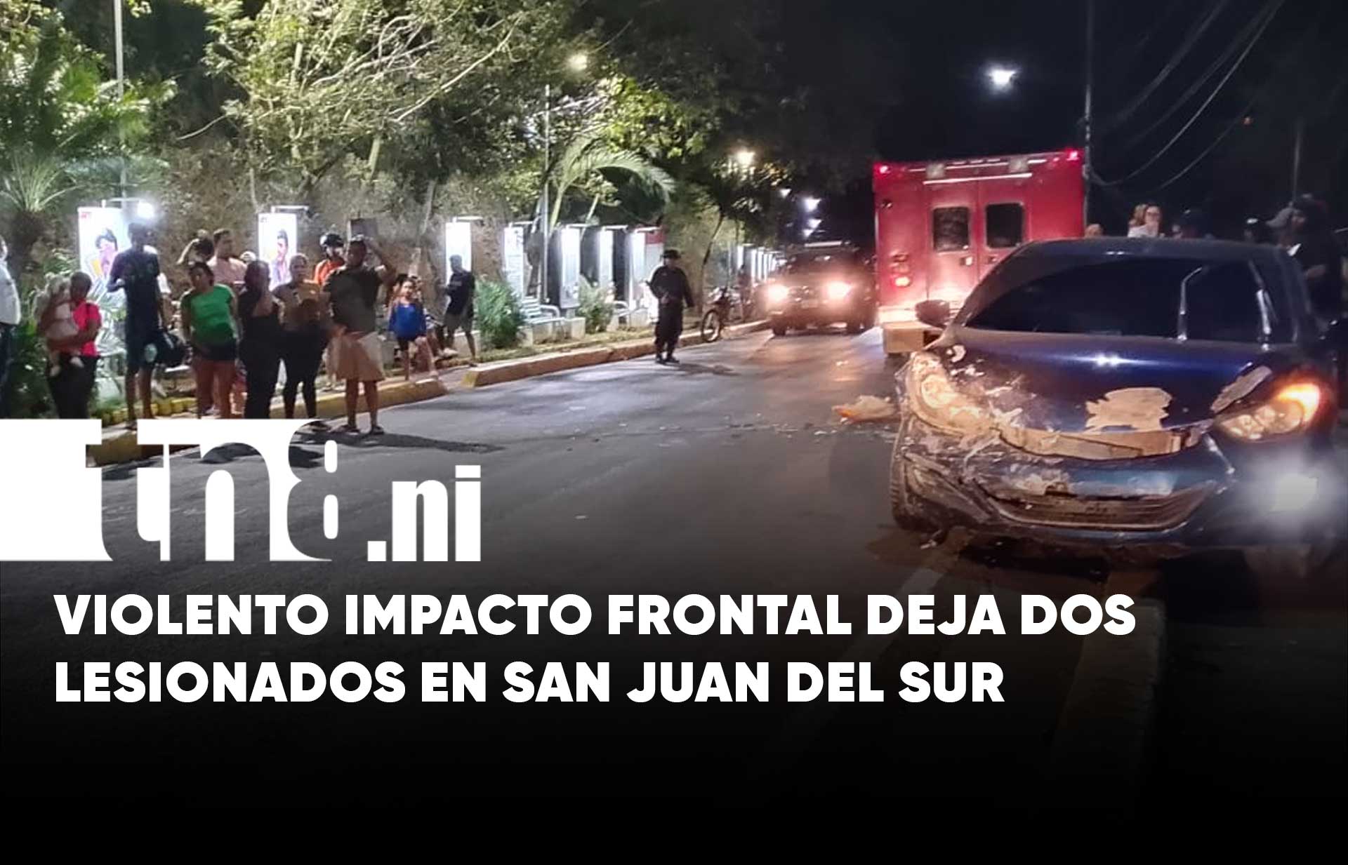 Accidente vial en San Juan del Sur deja daños materiales y dos heridos ...