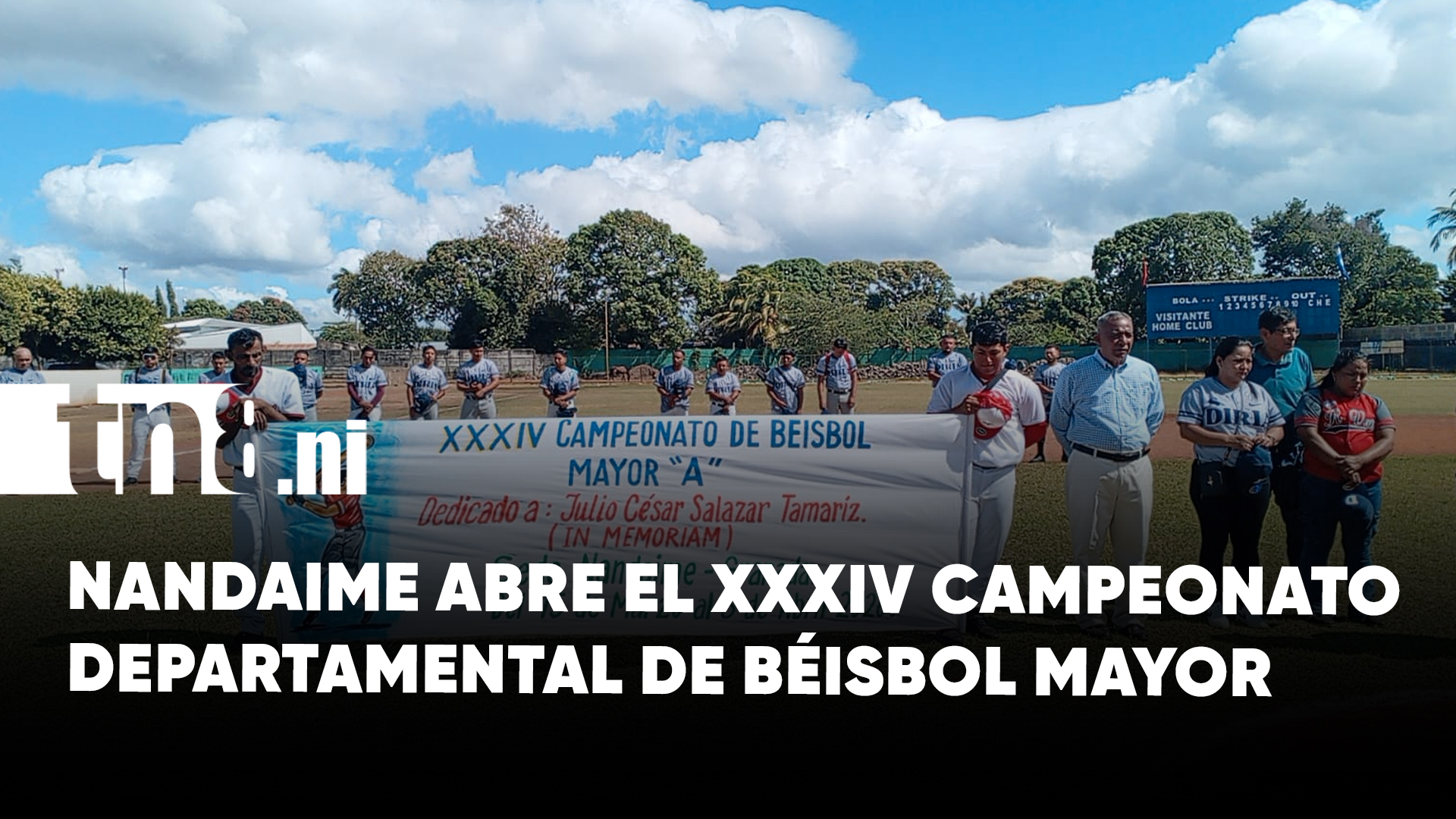 Inicia el XXXIV Campeonato Departamental de Béisbol Mayor “A” en ...