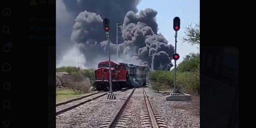 Tren embiste pipa de combustible en México | TN8.ni